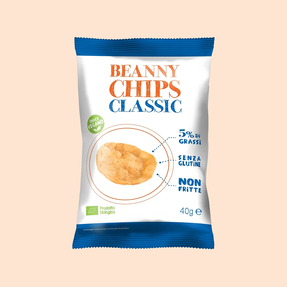 Chips classiche biologiche 40g | Beanny Chips - Vero Network